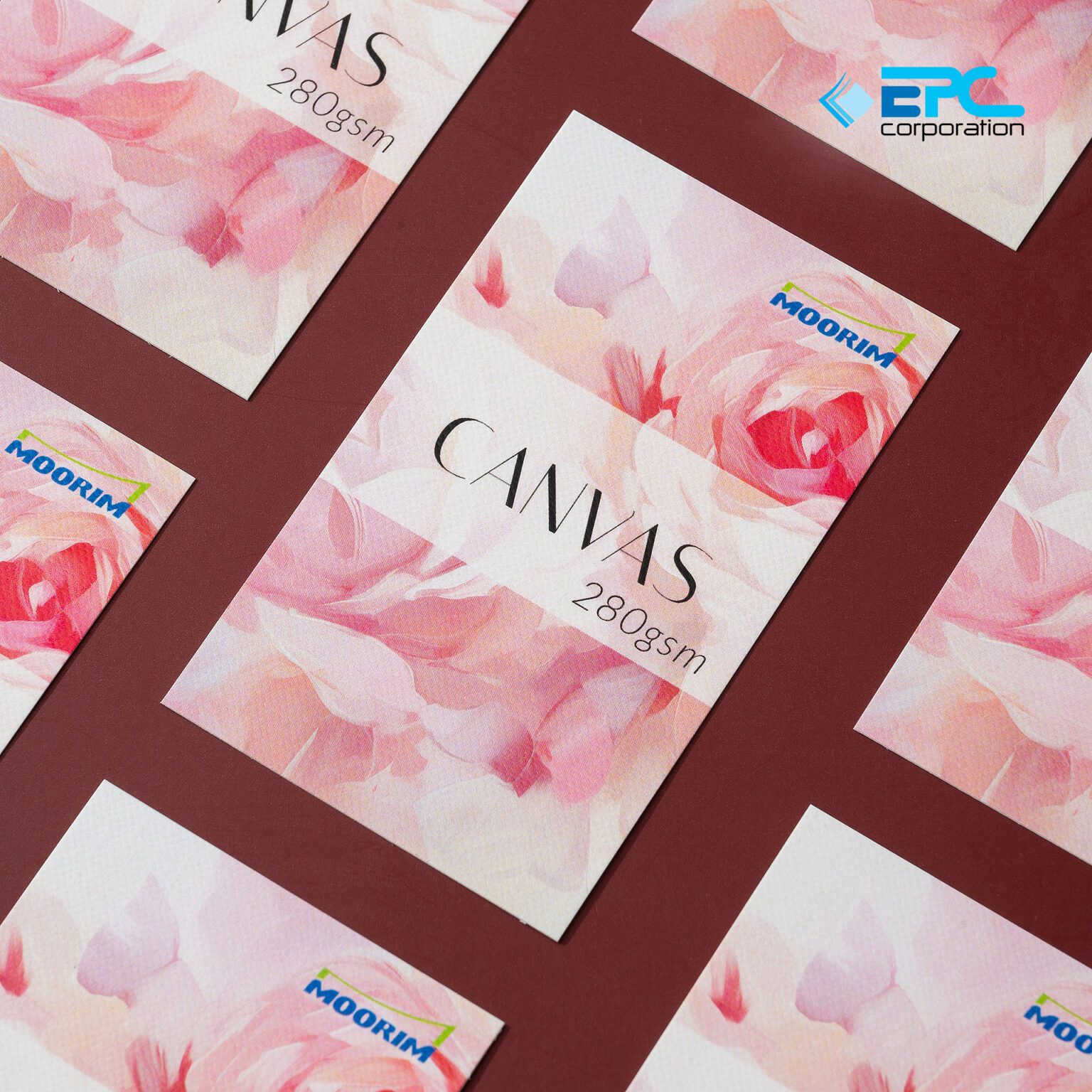 กระดาษ Moorim อัดลาย Canvas - E.P.C. CORPORATION