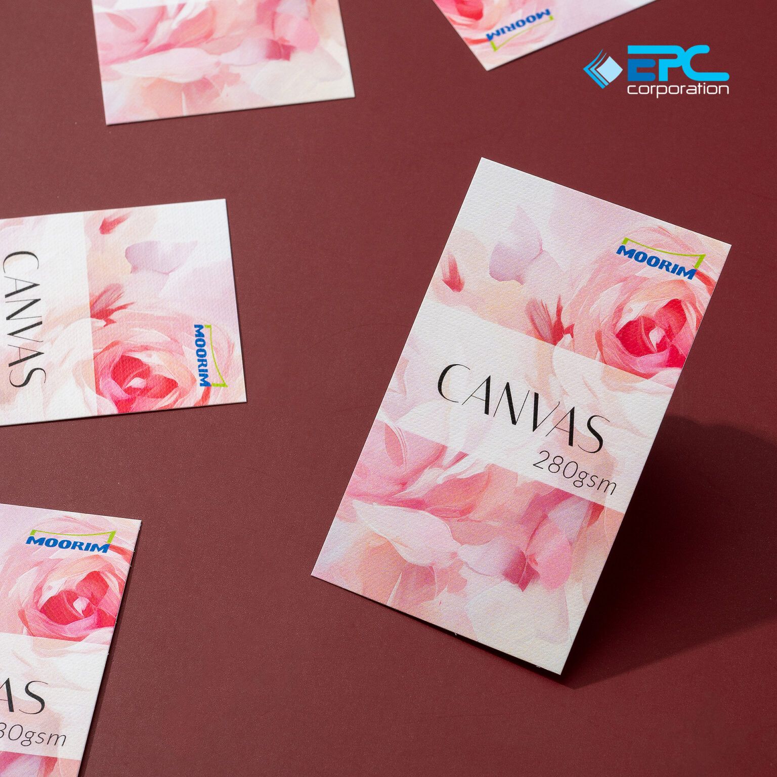 กระดาษ Moorim อัดลาย Canvas - E.P.C. CORPORATION