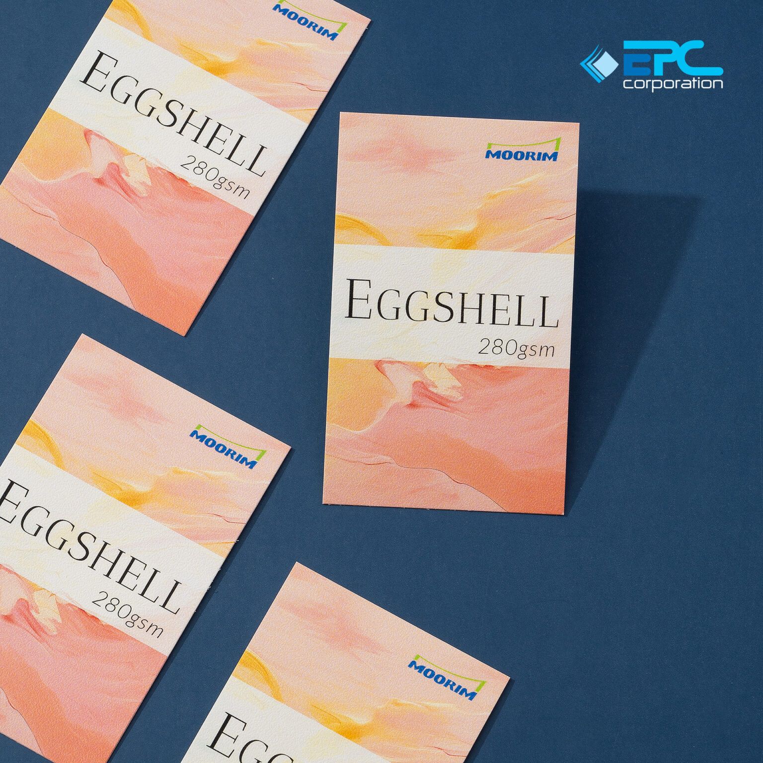 กระดาษ Moorim อัดลาย Eggshell - E.P.C. CORPORATION